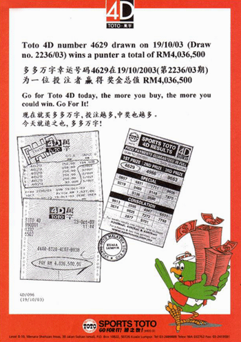 Welcome to Sports Toto's Official Website Go For It! :: Winnings - Big ...